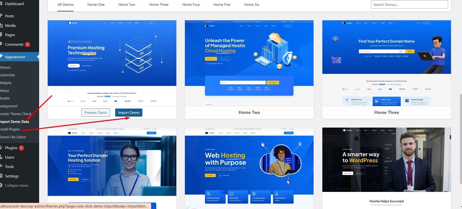 Importing Demo Content - WordPress Themes & Plugin
