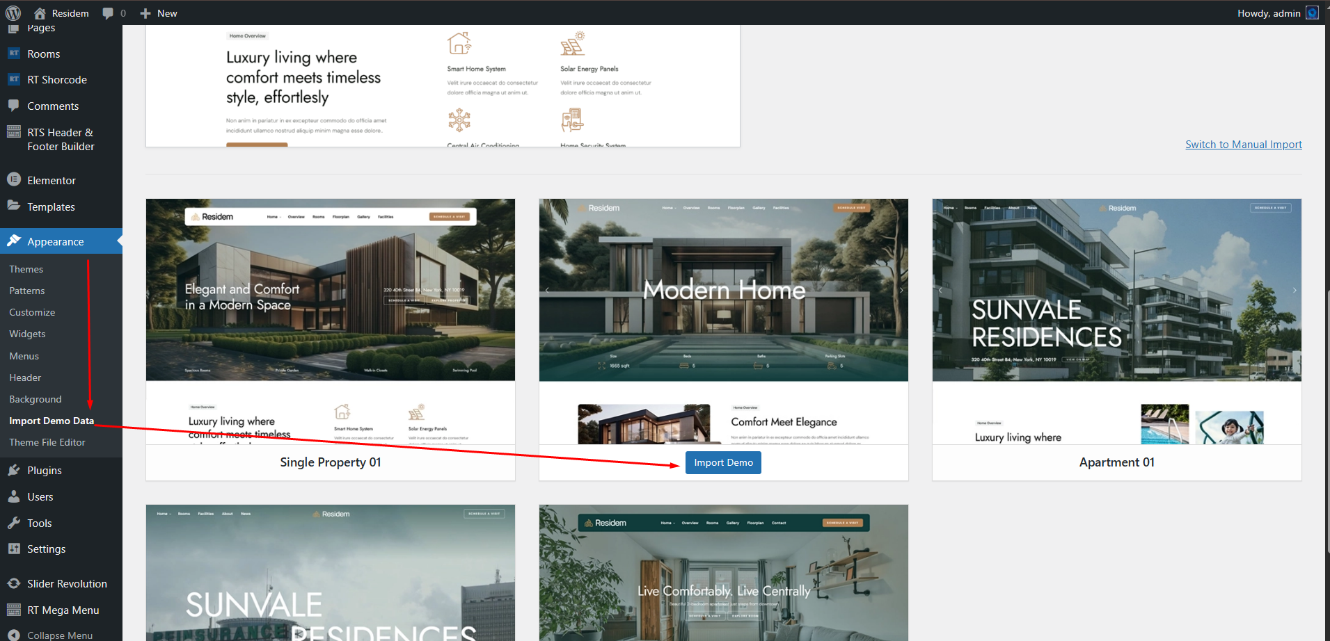 Importing Demo Content - WordPress Themes & Plugin
